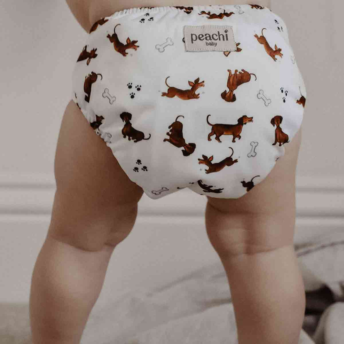 Reusable Nappies | Sausage Dogs | Peachi Baby | Peachi Baby